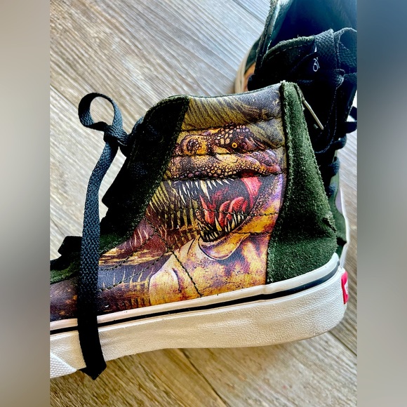 Vans | Shoes | Vans Dinosaur High Tops Kids Size 25 | Poshmark